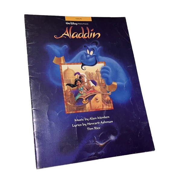 Disney | Other | Disney Aladdin Violin Sheet Music Book Hal Leonard ...